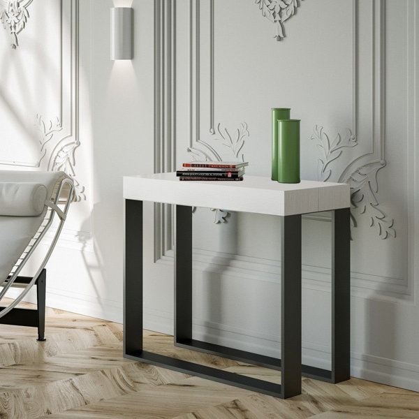 Itamoby Extending Console Table 90x40/300 cm Elettra Premium with Anthracite Structure | Wayfair ...